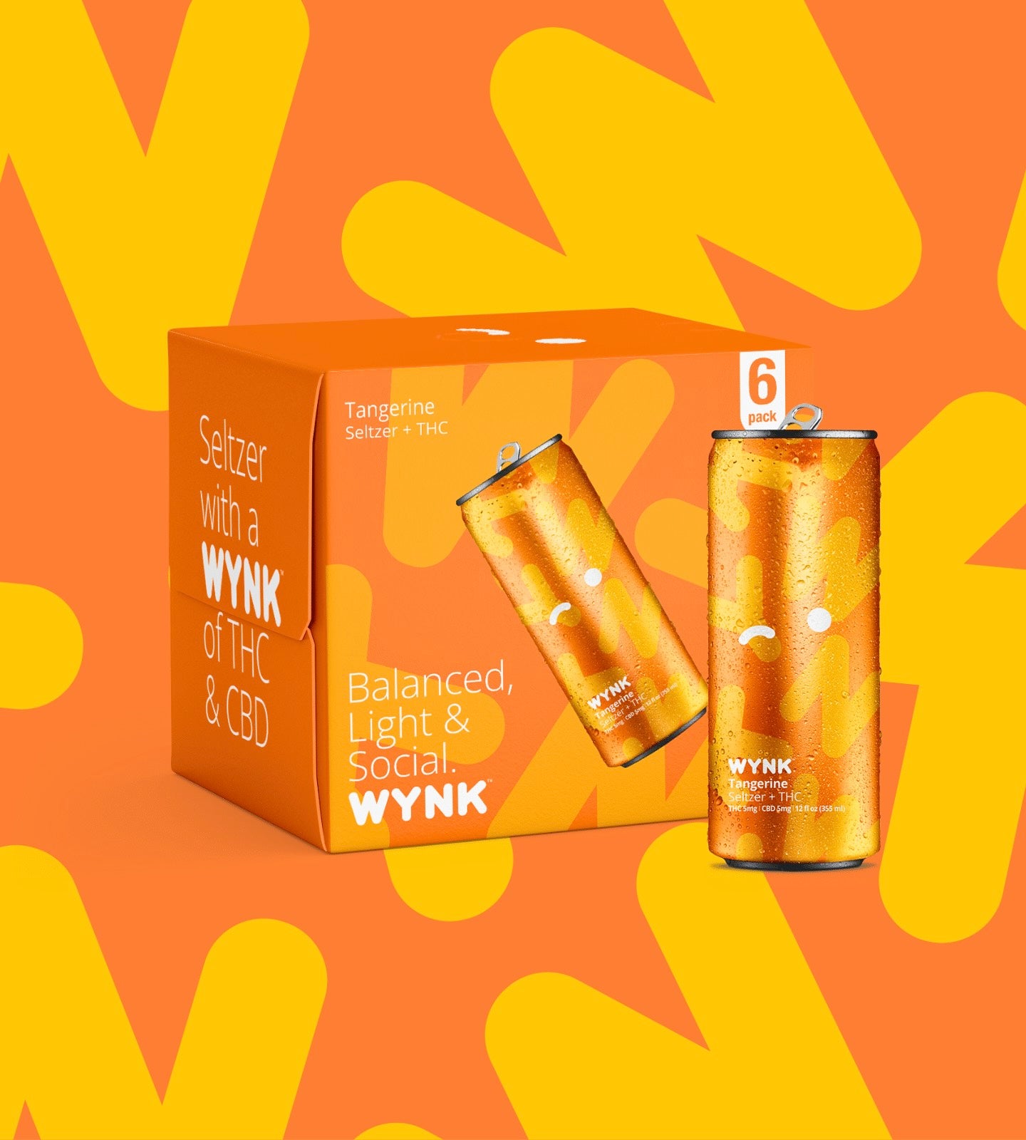 WYNK Tangerine | Shop THC Seltzer Online