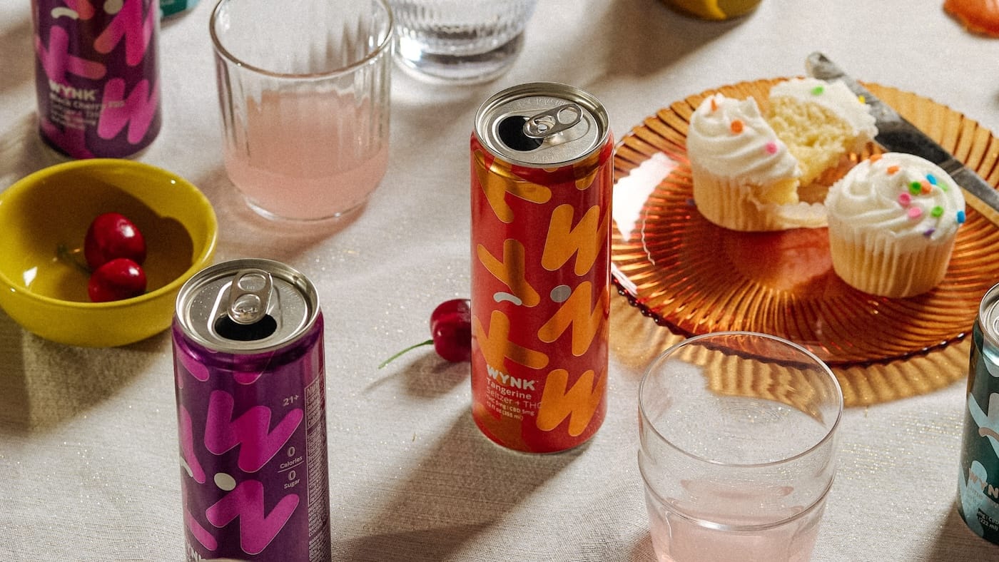 WYNK Seltzer + THC: Balanced, Light, and Social