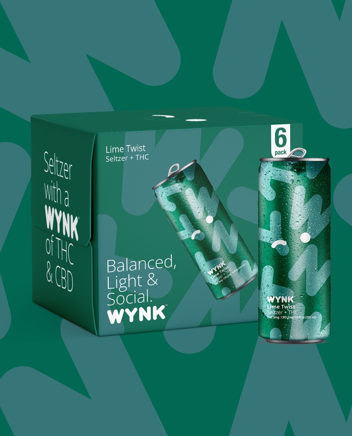 WYNK Lime Twist | Shop THC Seltzer Online