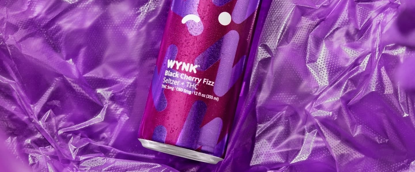 WYNK Black Cherry Fizz | Shop THC Seltzer Online